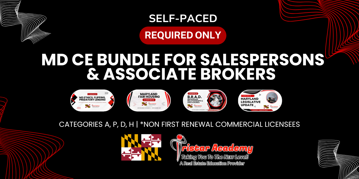 Required Only MD CE Bundle for Salespersons & Associate Brokers (Non ...